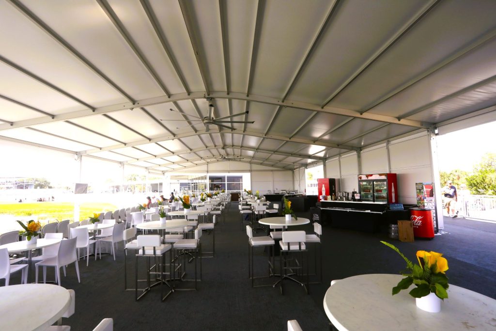 Extra space when organising a festival - HR-Structures