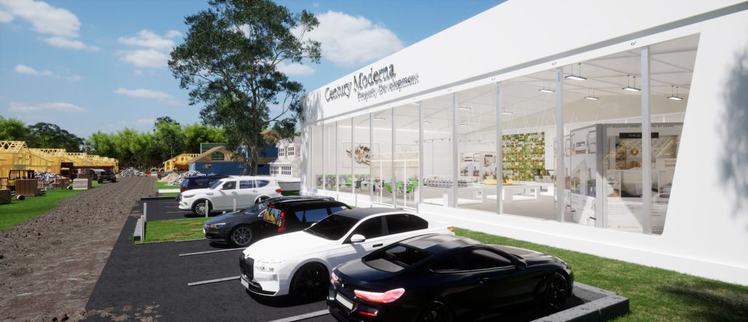 Modular property display centres - HR-Structures